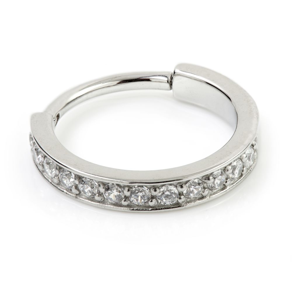 Hinged Rings - Silver Lining